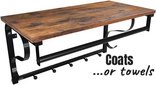 Industrial Wall Mounted Coat Rack - for Less than $40?